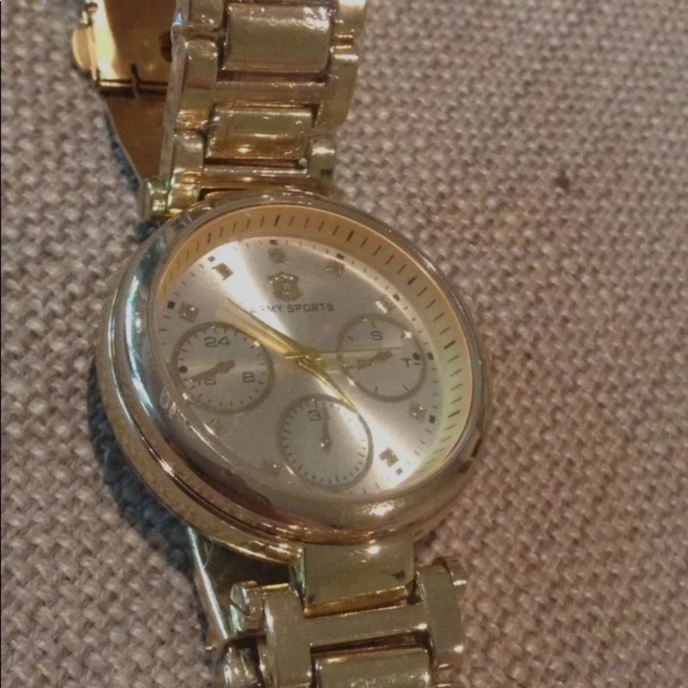 Brand New Army Sports Men’s Watch- Gold Color - Gem